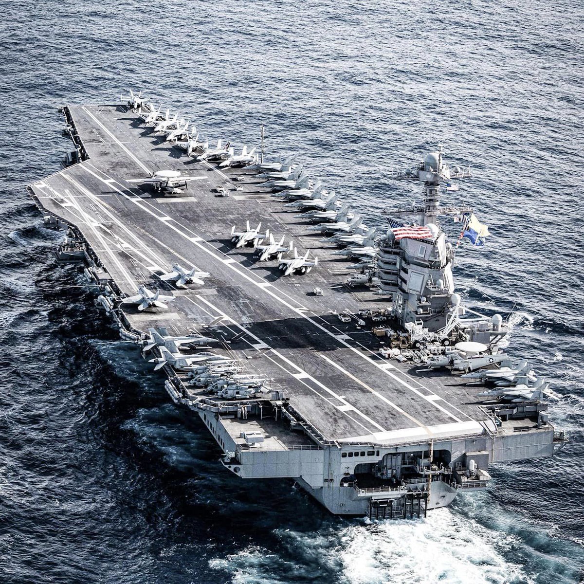 NATO ACT on Twitter: "The world’s largest warship & the US Navy’s newest and most ...