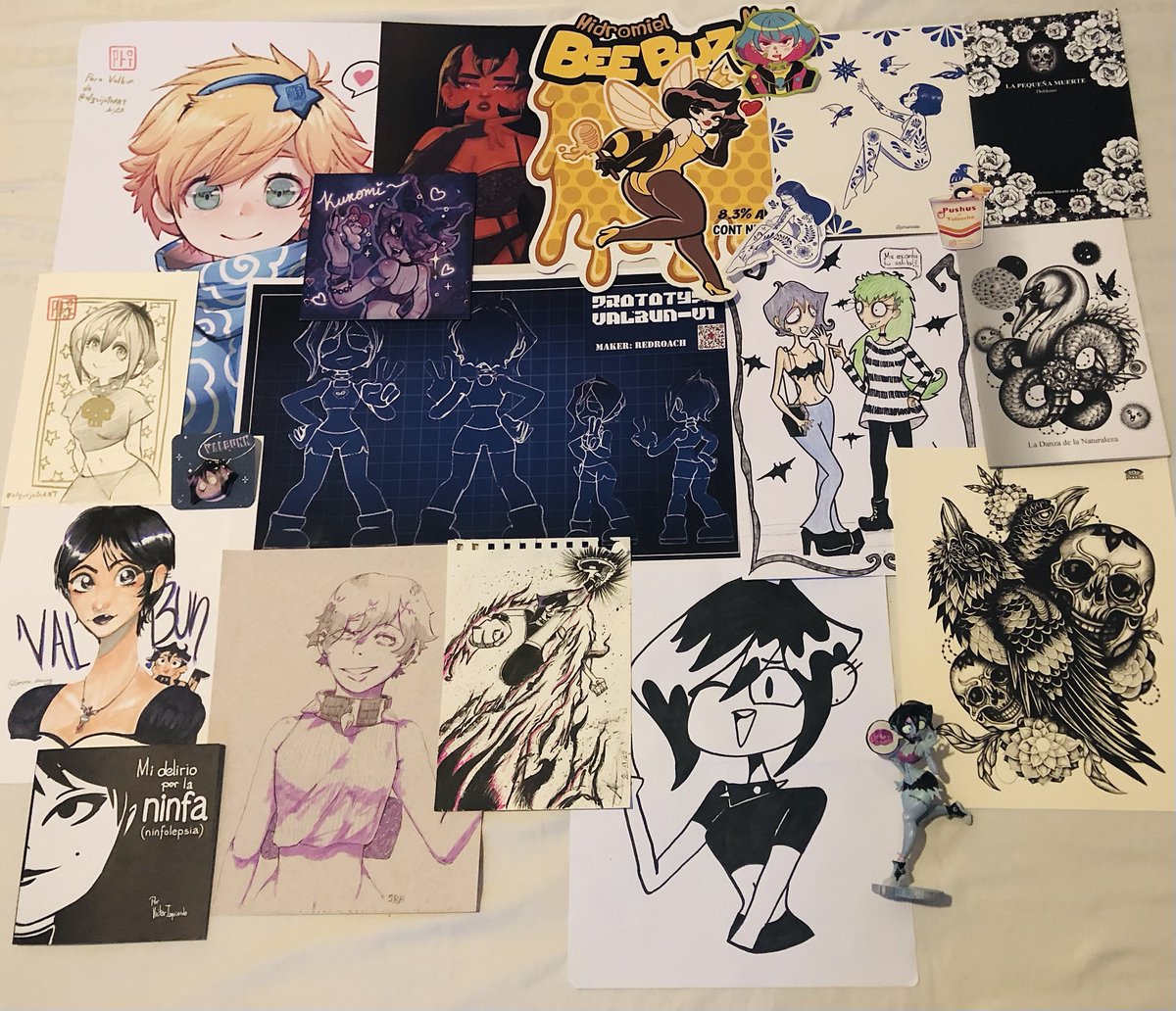 「Thank you all so much for your gifts 🥺🖤 you were all so lo」Valbunの漫画