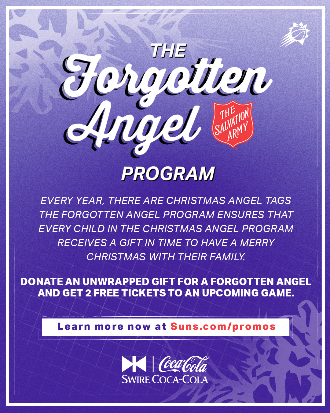 Phoenix Suns on Twitter: "The Forgotten Angel program ensures that ...