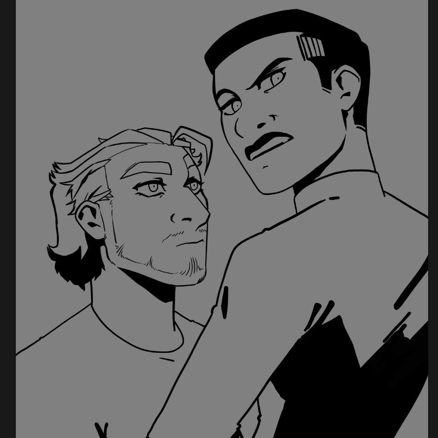 「normal distance to have a conversation a」|Deo 🧛‍♂️🐺の漫画