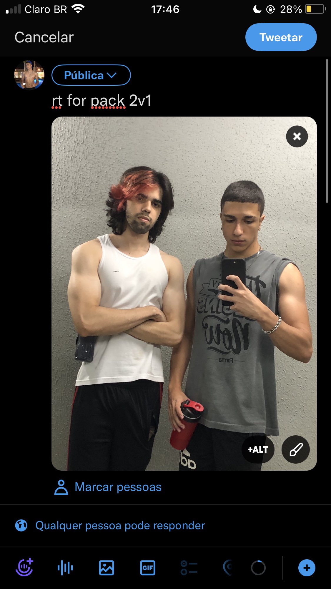 Thzin⚡️ on Twitter: "Eu ia zuar mas namoral ia dar muito seguidor tarado ai eu repensei ...