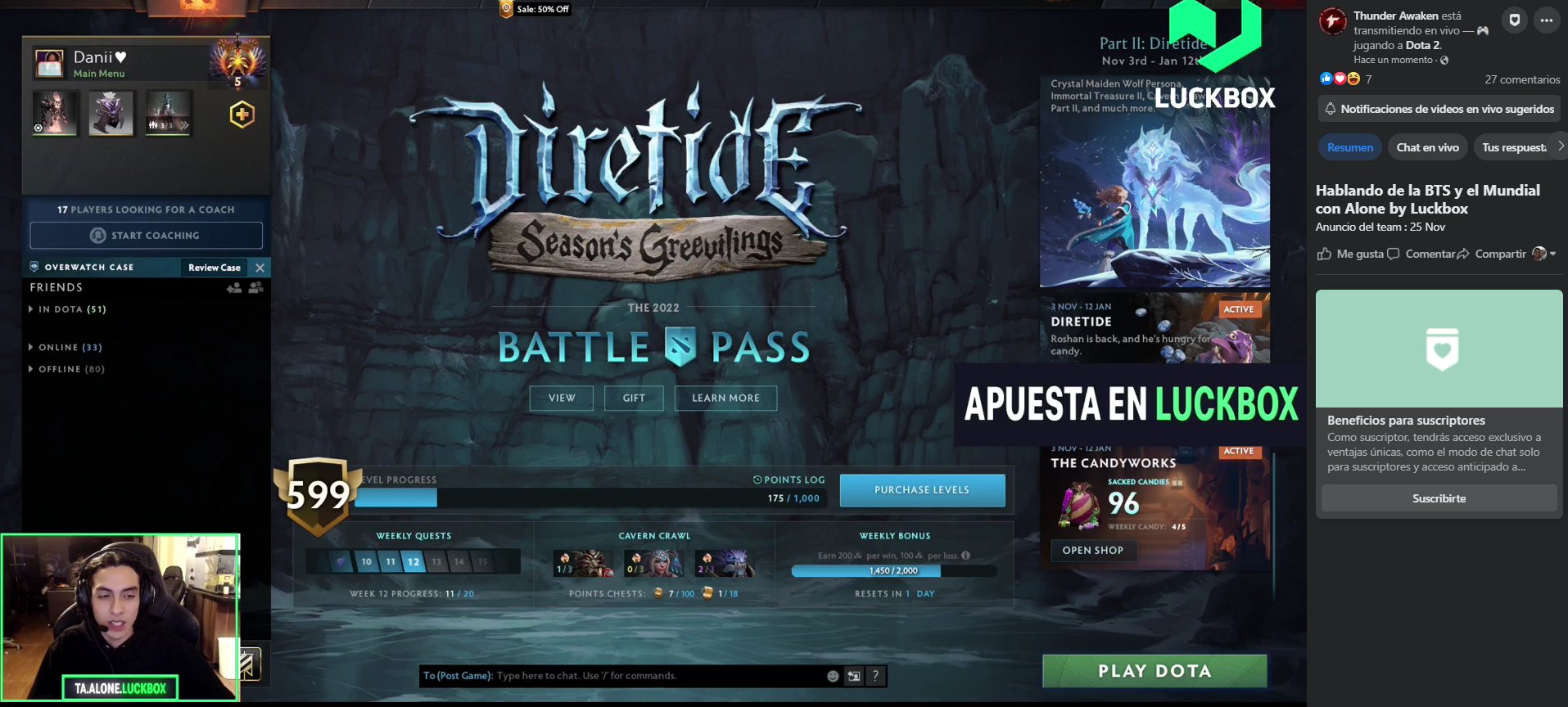 Pancho Justo 🖊 on Twitter: "Actualmente Alone se encuentra haciendo stream en la páginad de ...