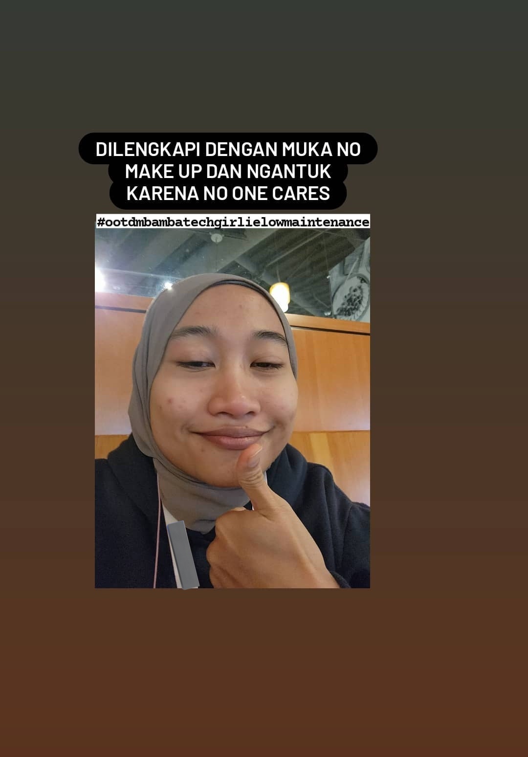 Mona on Twitter: "Hari2 mba mba tech girlie tergantung mood, hari itu kebetulan lagi no ...