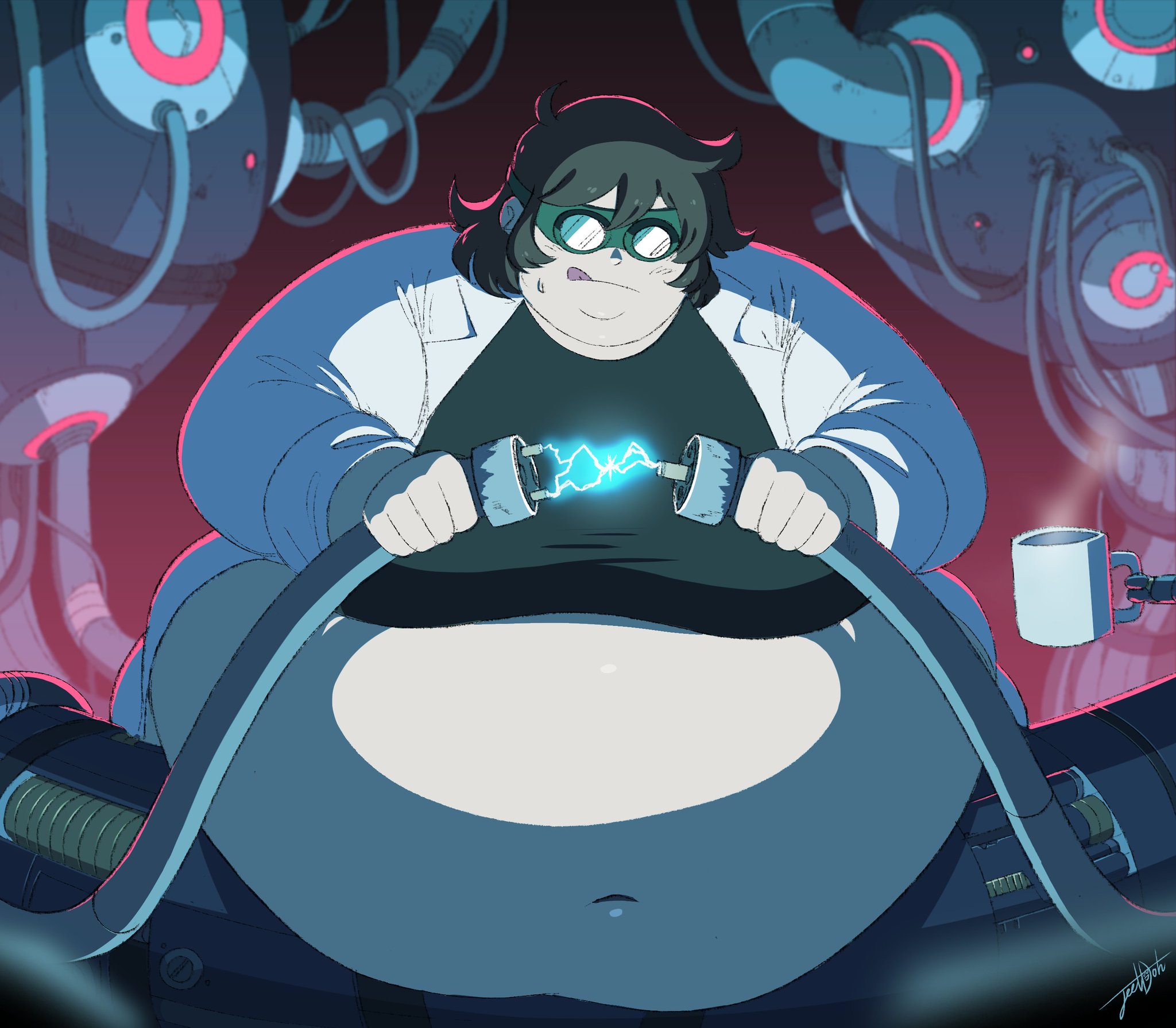 Jeetdoh on Twitter: "Commission for @IcarianOnager of their OC, Andromeda (Reupload) 🔌 https://t ...