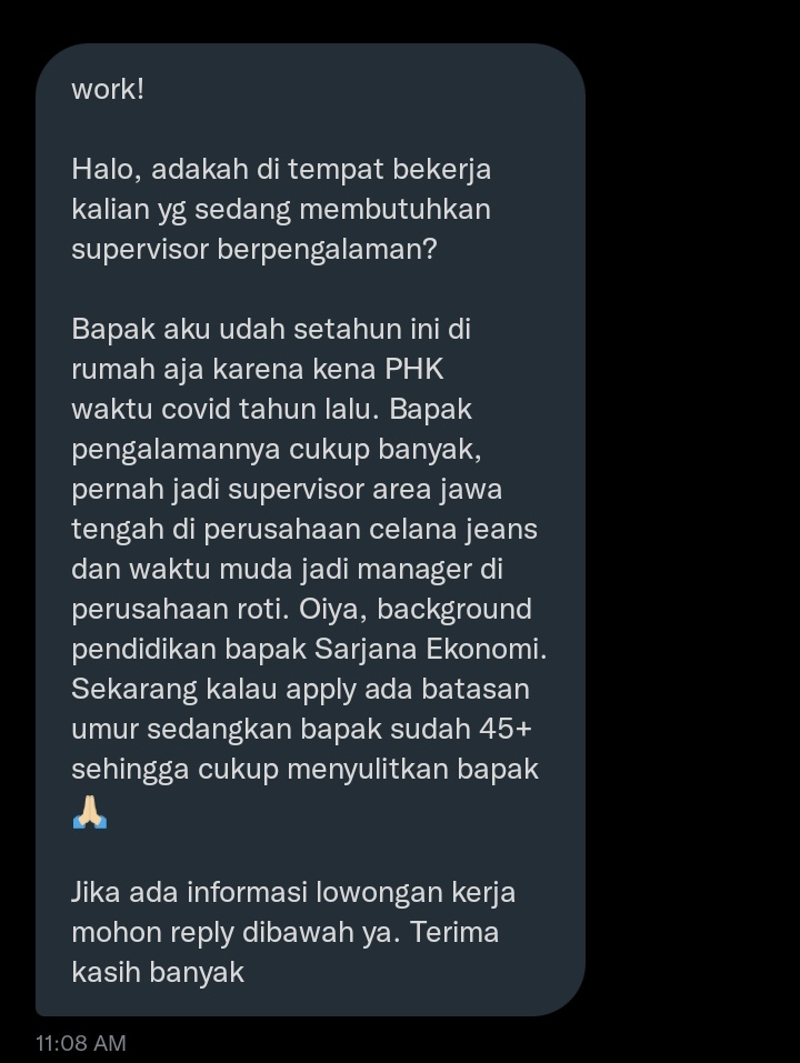 BACA RULES DI (bit.ly/worksfess) on Twitter: "Semoga ada info dari kawan kawan work! semua🙏🏻"