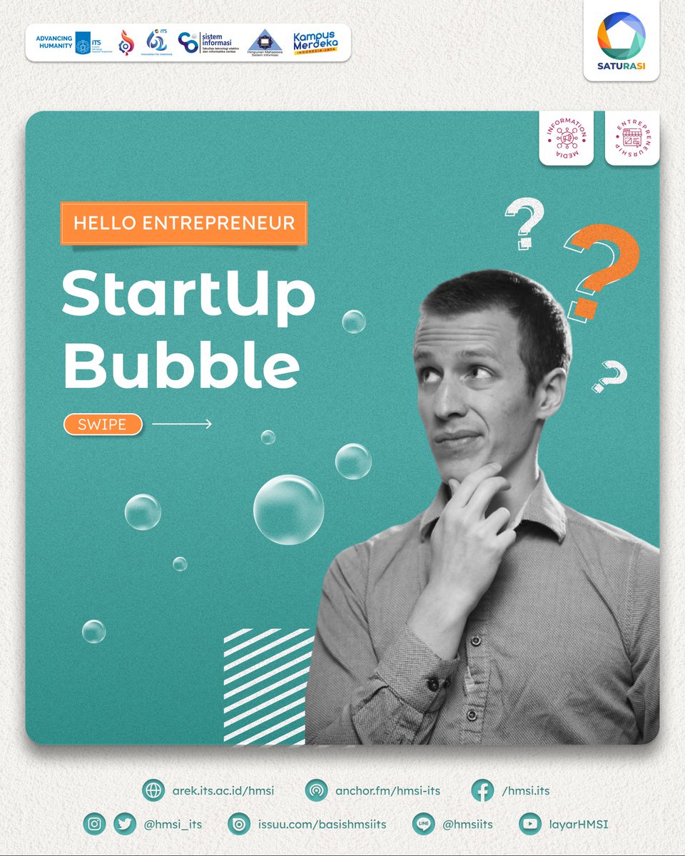 SEMANGAT NYICIL FP NYA! 🤩 | HMSI ITS on Twitter: "[HELLO ENTREPRENEUR: FENOMENA STARTUP BUBBLE ...