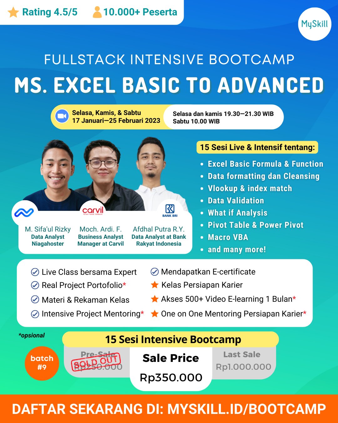 MySkill - Si Paling Belajar 💎 on Twitter: "25 RUMUS DASAR EXCEL YANG PEMULA WAJIB TAHU Membantu ...