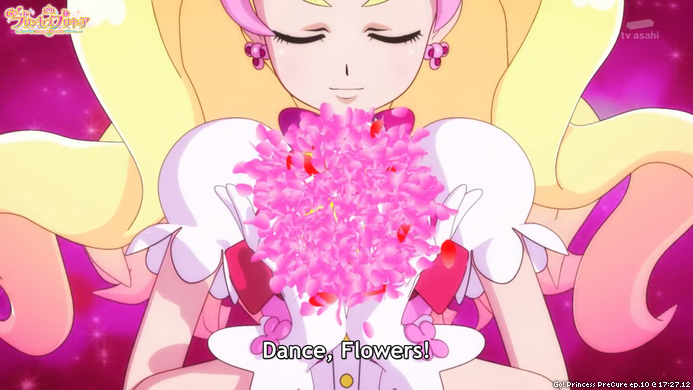 PreCure screenshots on Twitter: "Go! Princess PreCure ep.10 @ 17:27.12 "Dance, Flowers!" #PreCure"