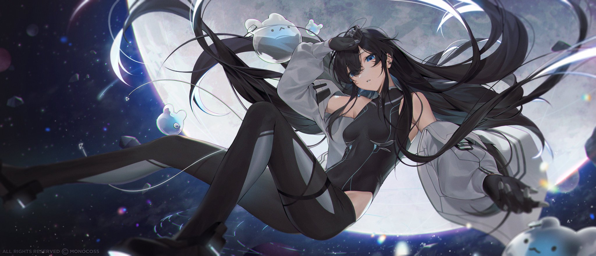 Monoco on Twitter: "[Commission] Floating through Space💫 @teacuppity https://t.co/dImtyi4IPr ...