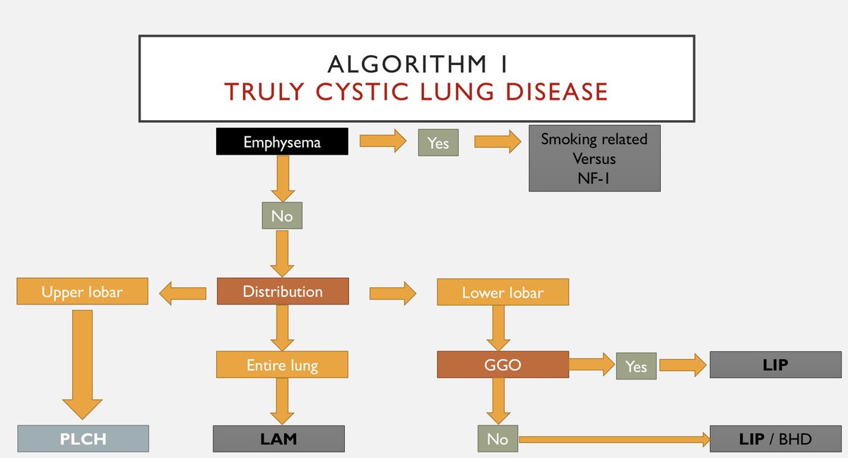 Differential diagnosis of cystic lung are many and inconsistent ...