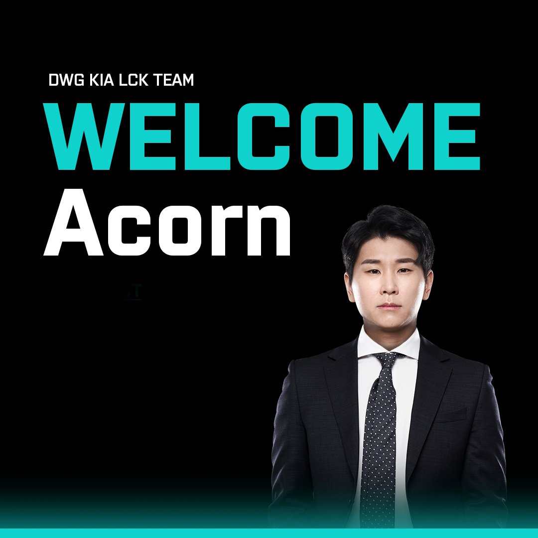 Dplus KIA on Twitter: "[Announcement: Welcome] DWG KIA announces Choi ‘Acorn’ Cheon-ju will join ...