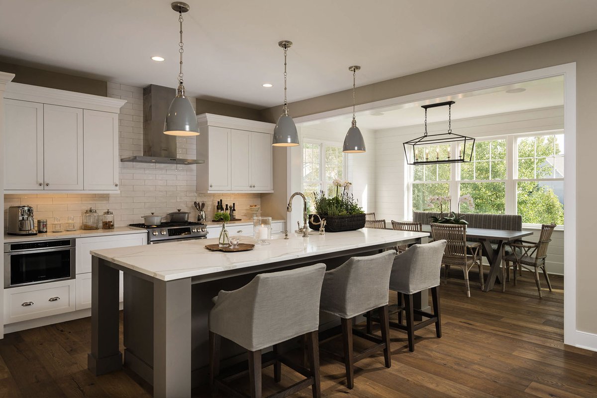 One Kindesign on Twitter: "Step inside this stunning transitional style house in Saratoga ...