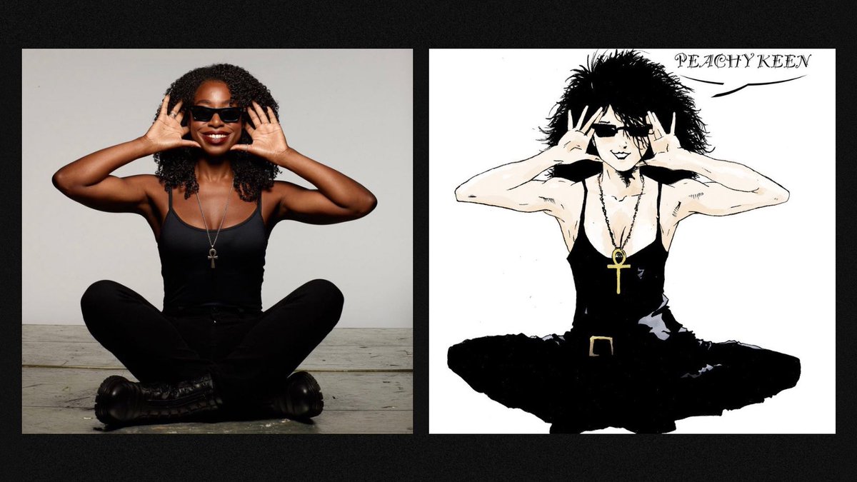 The Sandman | Fan Page on Twitter: "🖤 𝐏𝐄𝐀𝐂𝐇𝐘 𝐊𝐄𝐄𝐍 🖤"