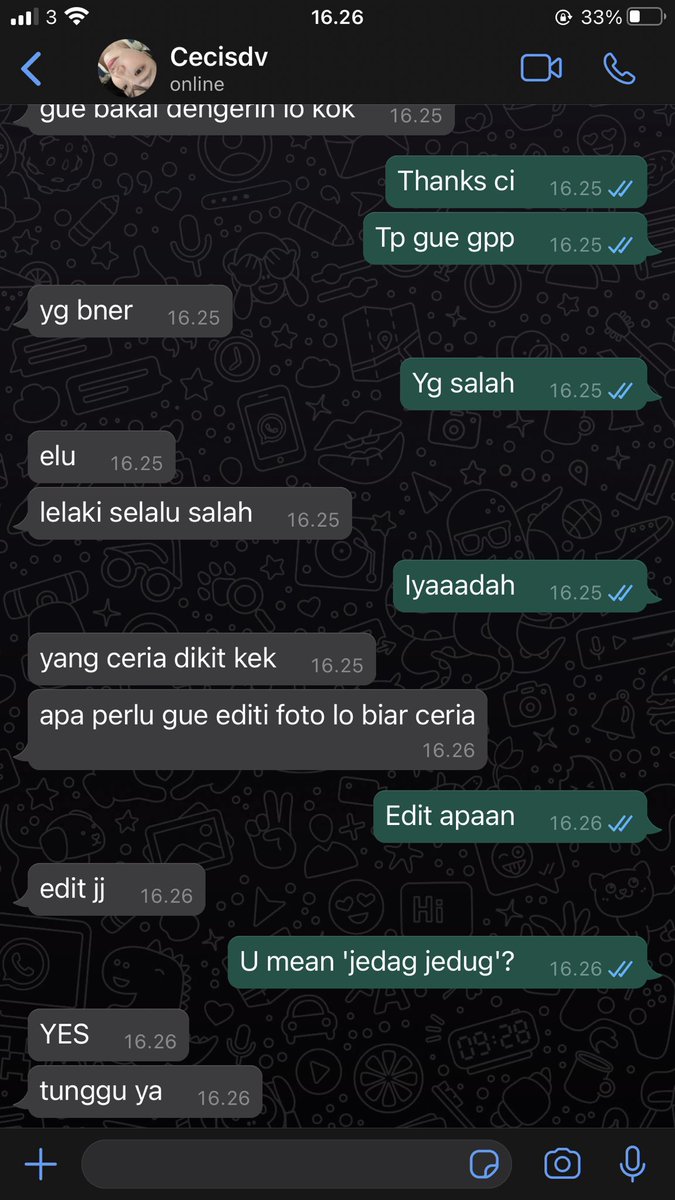 vinceu on Twitter: "—035 duh ceci perhatian bgt dech"