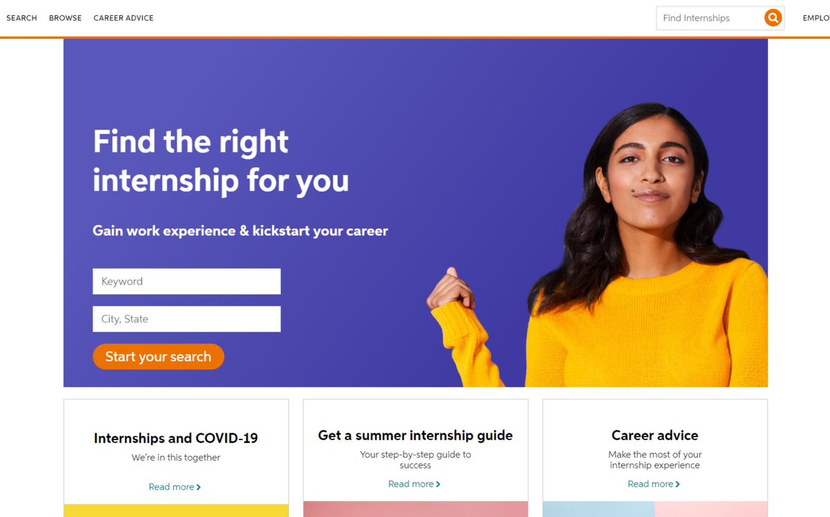 Finding an internship can be difficult. But these sites make it easy to ...