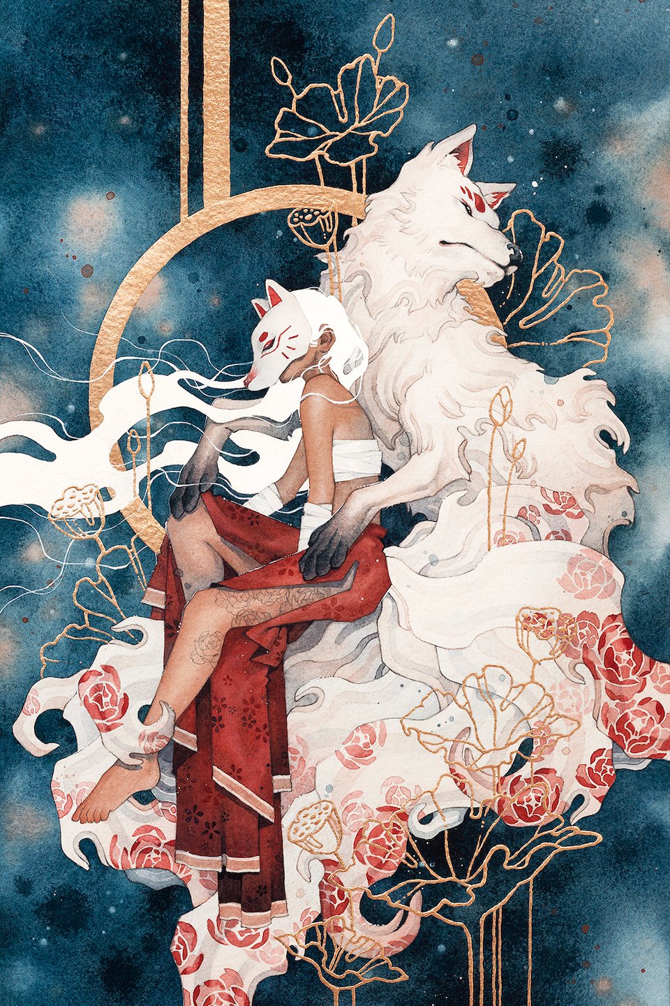 Anime Fox Spirit Wallpaper