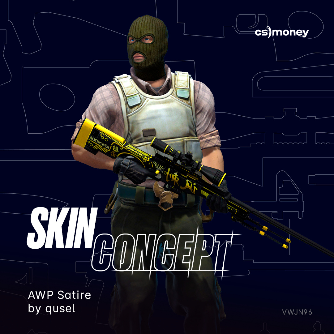 CS.MONEY on Twitter: "Only black and yellow in this AWP! Do you like it?"