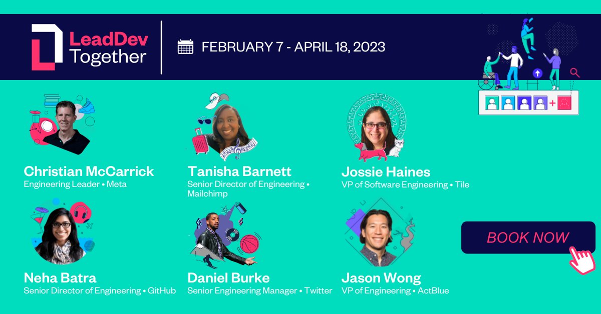 LeadDev on Twitter: "Check out the full program for #LeadDevTogether ‘Building and growing teams ...
