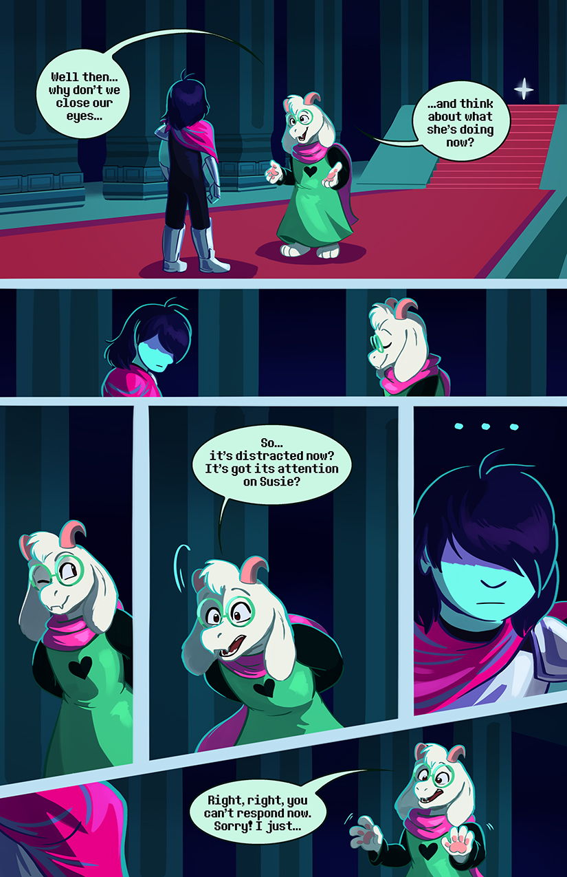 LynxGriffin on Twitter: "Some Self Reflection [1/2] #DELTARUNE https://t.co/8WuJj8JfF9" / Twitter