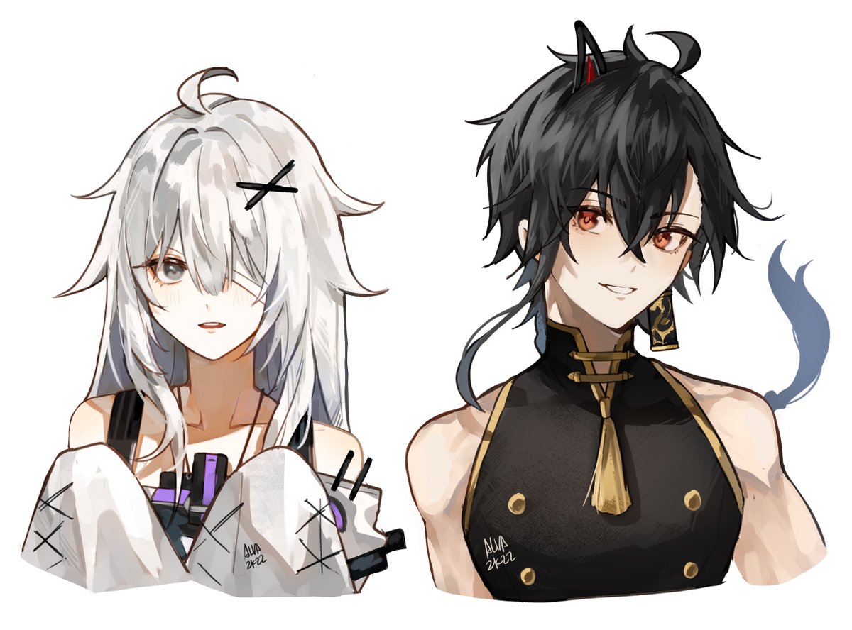 「21 & changyu rkgk #punishinggrayraven 」|alvaのイラスト