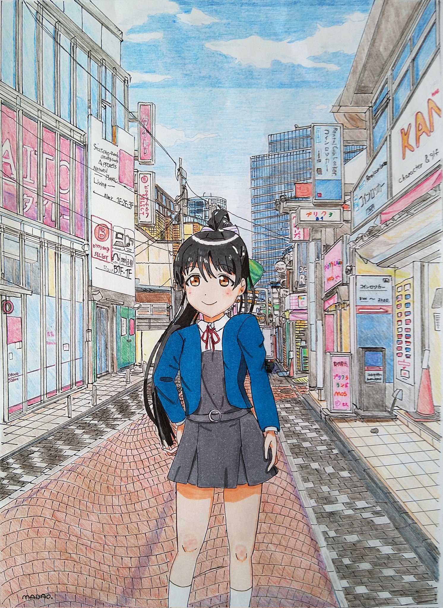 madao on Twitter: "葉月恋誕生日イラスト 過去作になりますがアップ。 #葉月恋誕生祭2022 #葉月恋生誕祭2022 #Liella #lovelive https://t ...