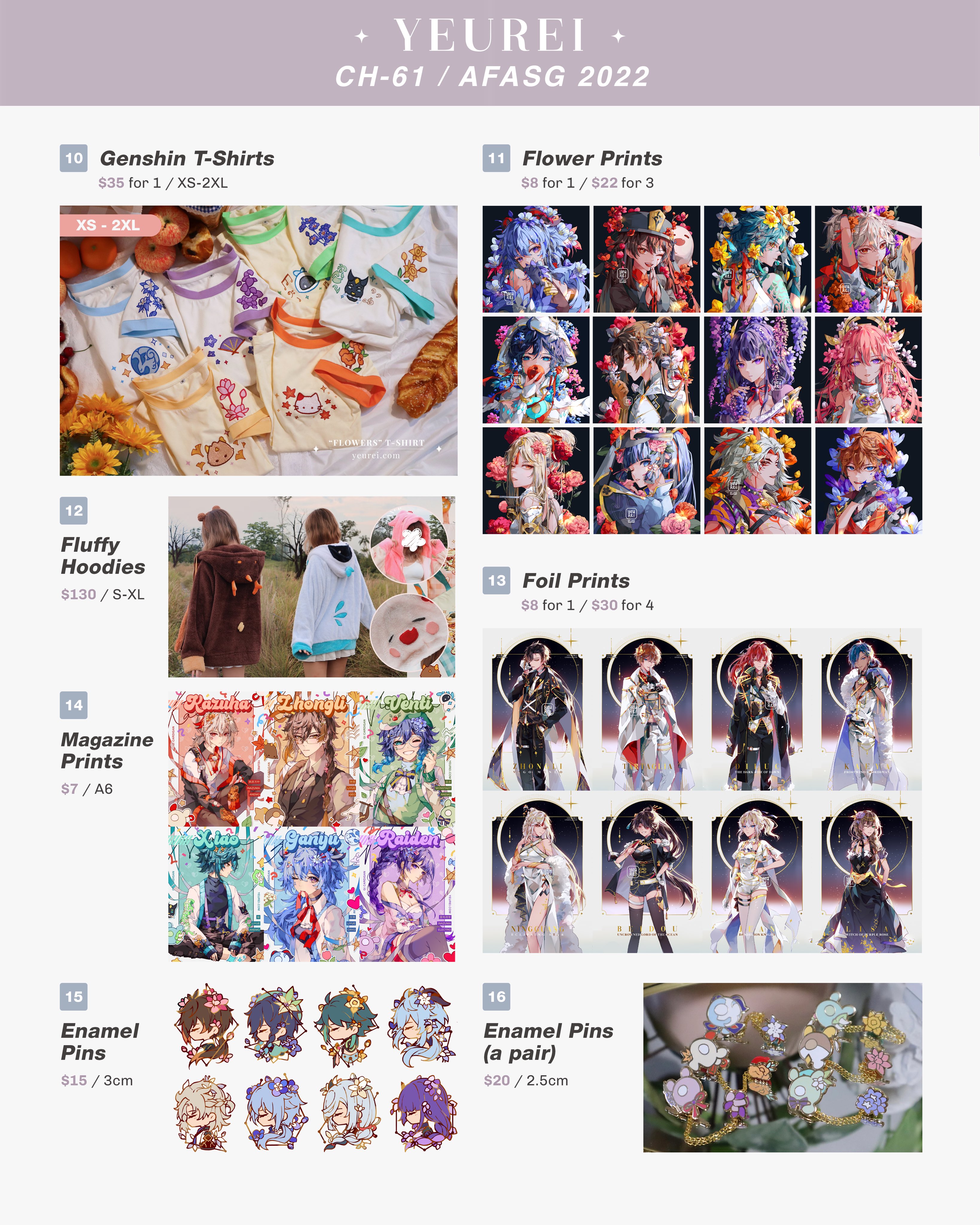 yeu 🌷 EOY @ WC10 on Twitter: "AFASG 2022 Catalogue 🌱 ☁️ Table CH-61 Nervous and excited at the ...