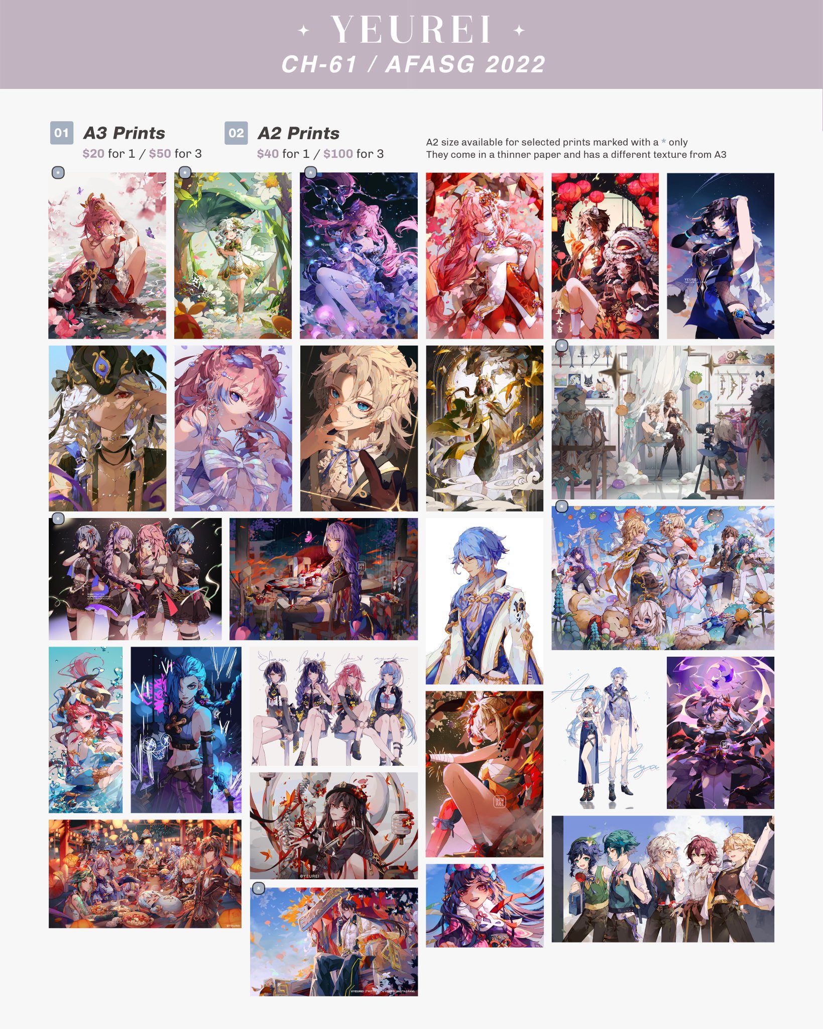 yeu 🌷 EOY @ WC10 on Twitter: "AFASG 2022 Catalogue 🌱 ☁️ Table CH-61 Nervous and excited at the ...