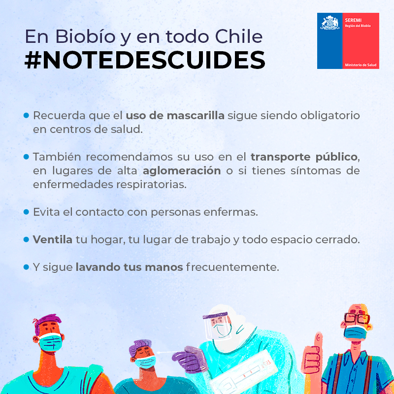 Salud Responde Chile on Twitter: "RT @seremisalud8: Para prevenir el contagio de Covid-19 sigue ...