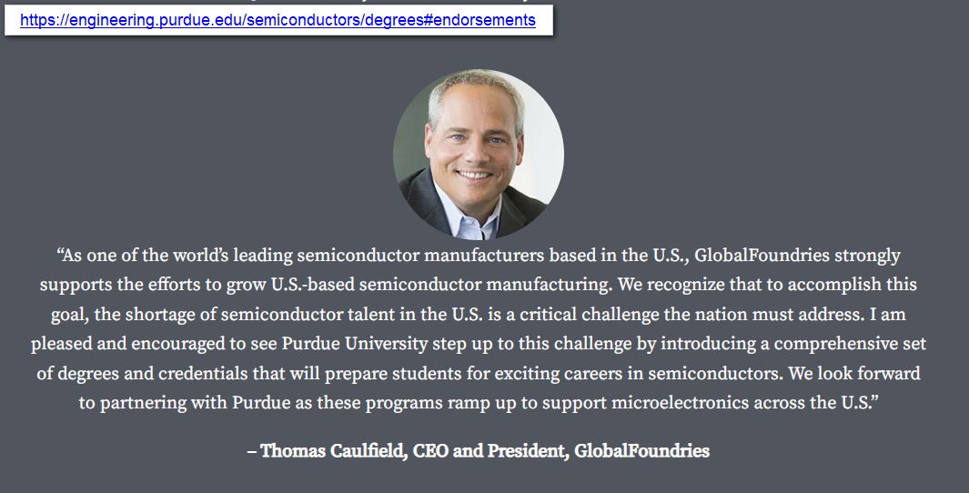 OGAWA, Tadashi on Twitter: "=> "Purdue University and @GlobalFoundries Partner to Strengthen ...
