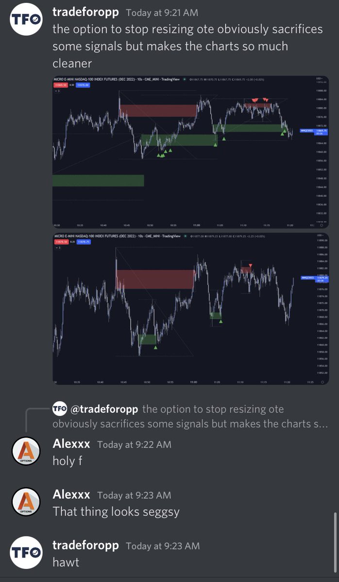 Besides the 📦 setup I hinted at the indicator showing short. Little ...