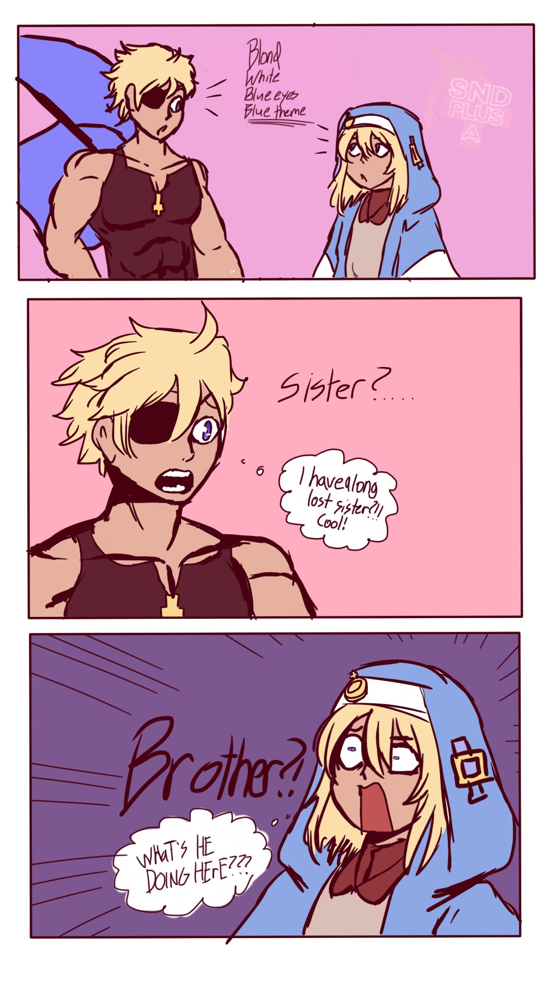 🌺 Sin 🌺 on Twitter: "long lost siblings #GuiltyGear https://t.co/vHilpzSFyd" / Twitter