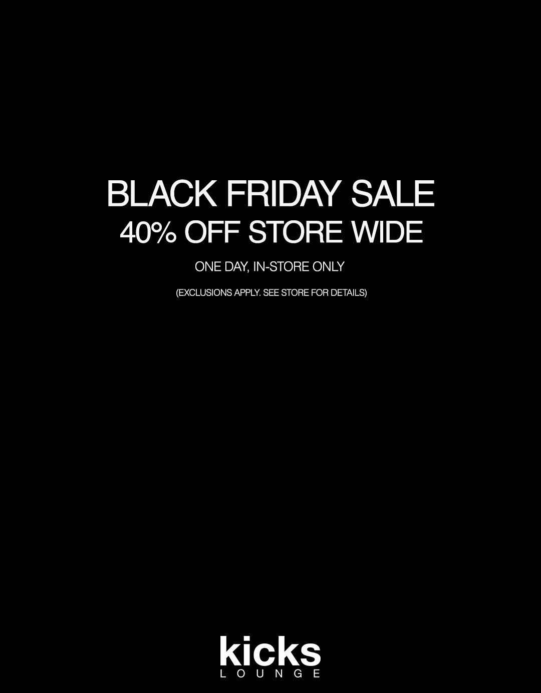 Kicks Lounge on Twitter: "Black Friday is about to go insane (In a good way. Please don’t ...