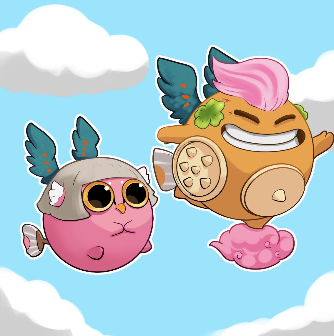 Axie Art Gallery on Twitter: "hey hey hey @AxieLima @Delirium_artist"