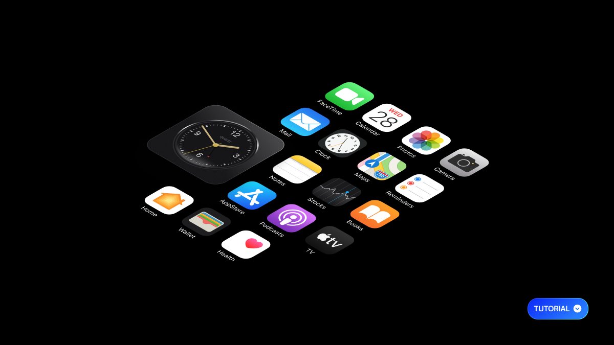 ˗ˏˋ Vinoth Ragunathan ˊˎ˗ on Twitter: "How to design skeuomorphic clock widget for iOS using ...