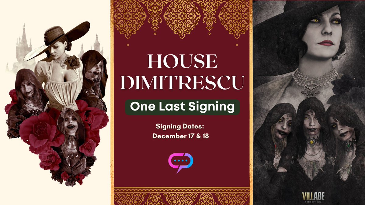 nicole on Twitter: "RT @maggiethebard: House Dimitrescu is back ONE LAST TIME with two amazing ...