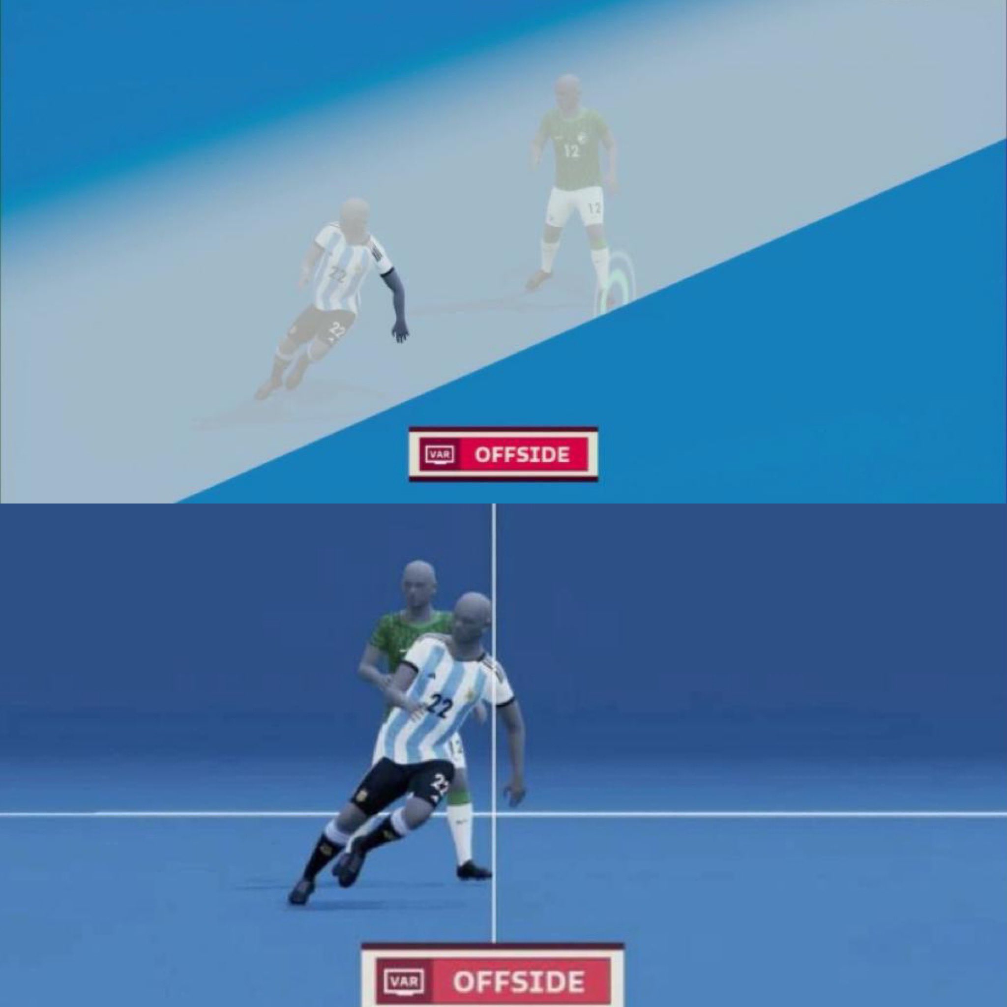 Juez Central on Twitter: "La FIFA se refirió al offside milimétrico de Lautaro vs Arabia y ...