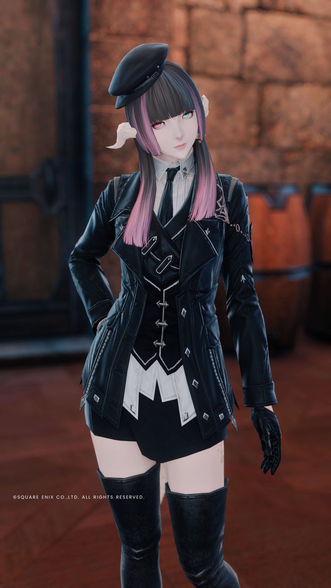 だん@FF14🜸 on Twitter: "#おはウラ & #おやウラ です ネクタイかわいい💕 #FF14 #本日のアウラ #メスラ #XIV_PICTCLIP #GPOSERS https ...