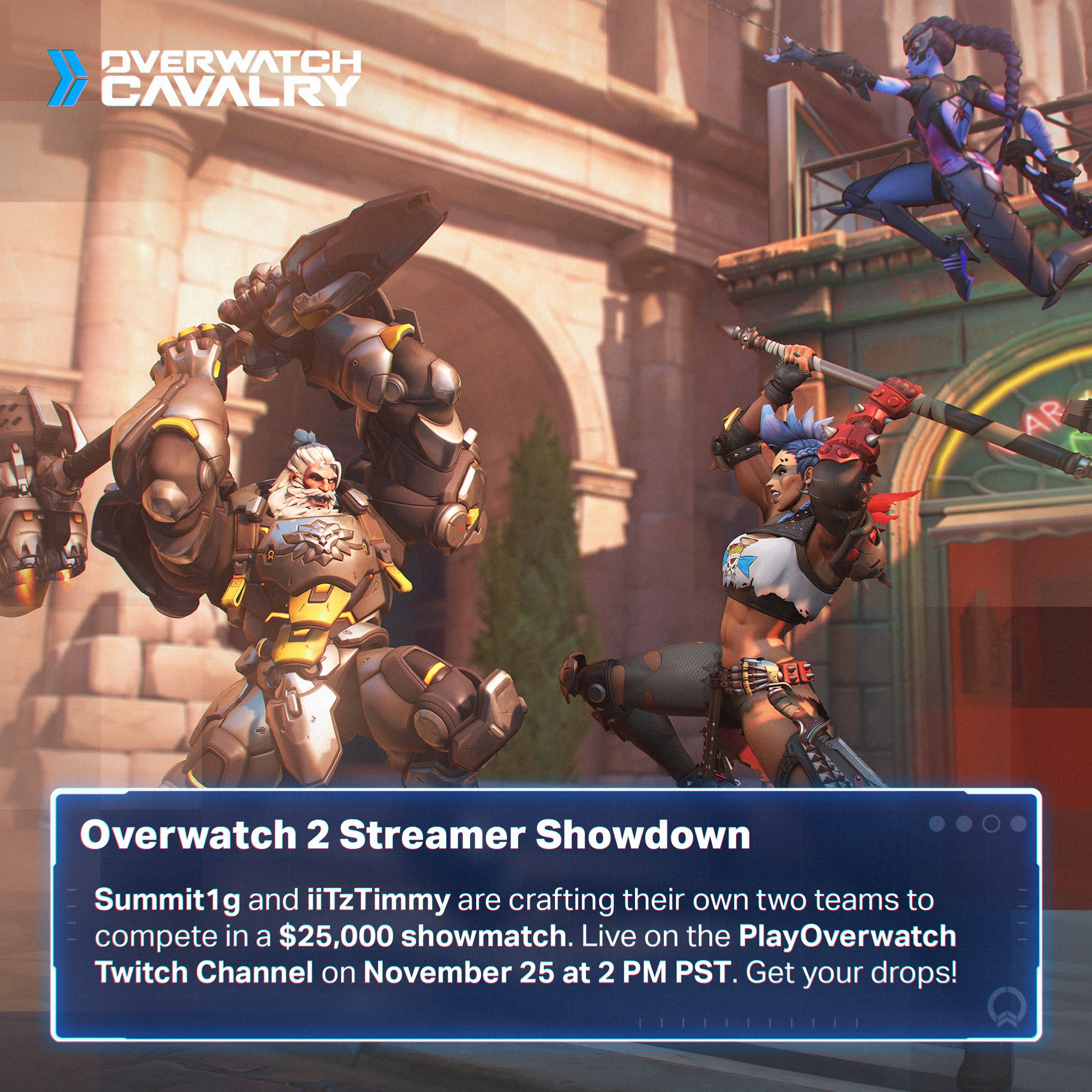 Overwatch Cavalry 🇬🇧 on Twitter: "Streamers @summit1g and @iiTzTimmy will compete in a # ...