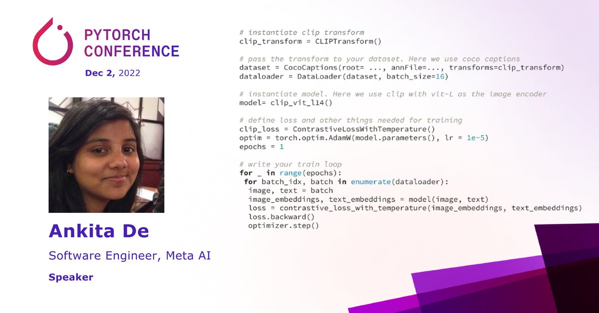 Pytorch On Twitter Pytorchconference Speaker Feature Metaai