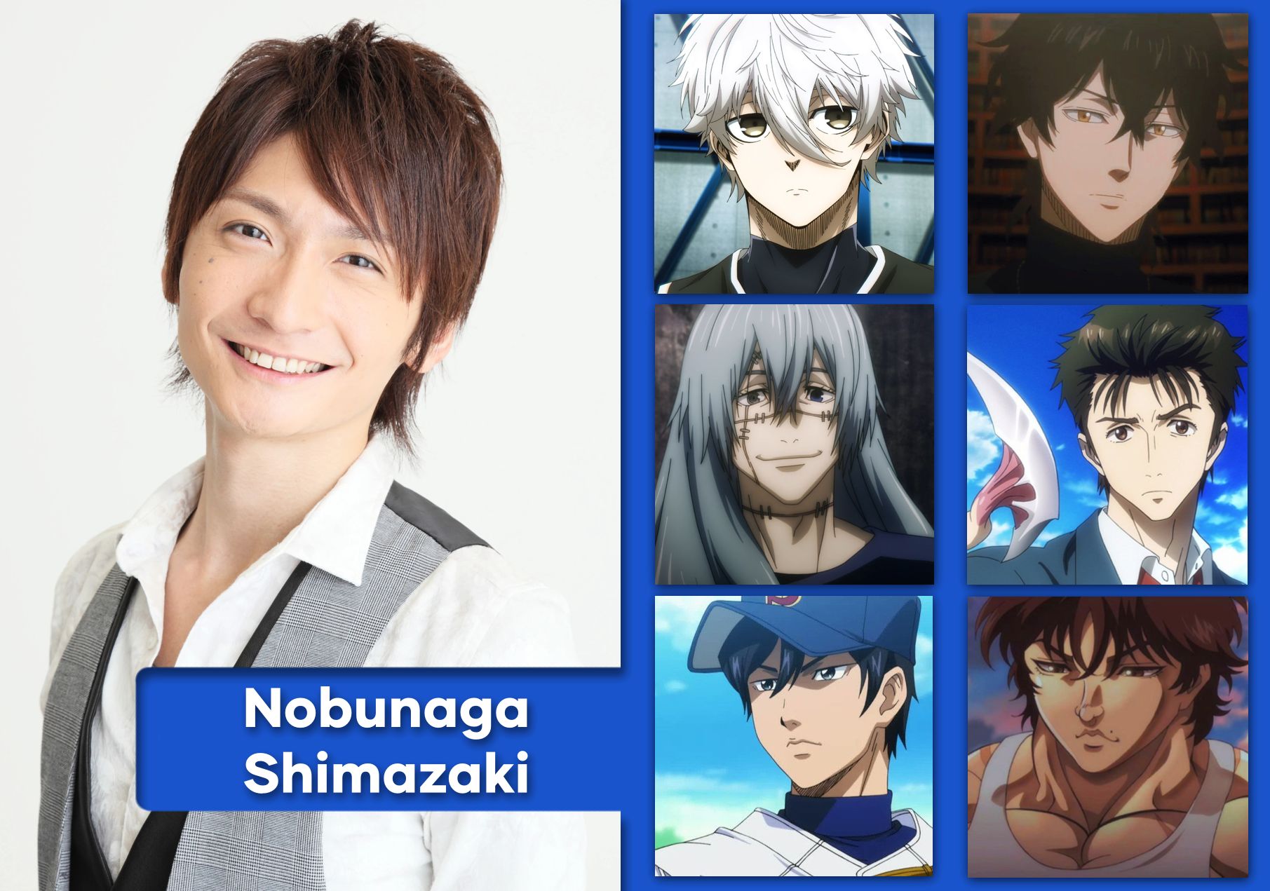 Blue Lock France on Twitter: "Le seiyū Nobunaga Shimazaki prête sa voix à Nagi Seishiro dans l ...