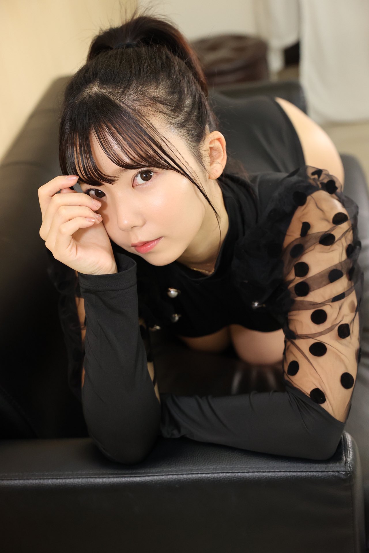 堀江りほ💎sherbetNEO(りほりん) 1stDVDむっちりほ発売中！ on Twitter: "おはよ〜🖤 https://t.co/egN8j3y9eF" / Twitter