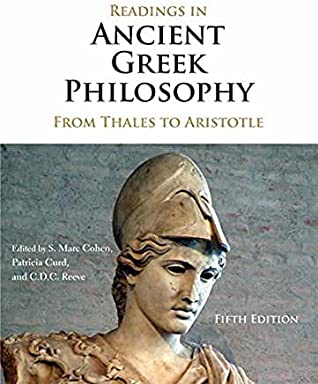 'download [Pdf]] Readings in Ancient Greek Philosophy: From Thales to ...