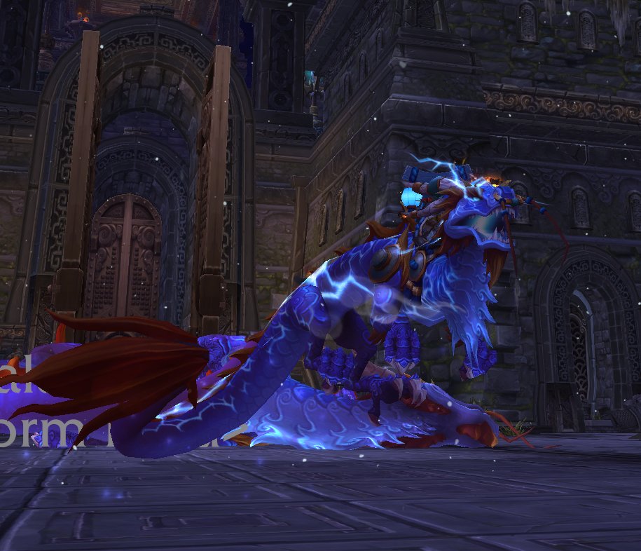 Thundering Cobalt Cloud Serpent