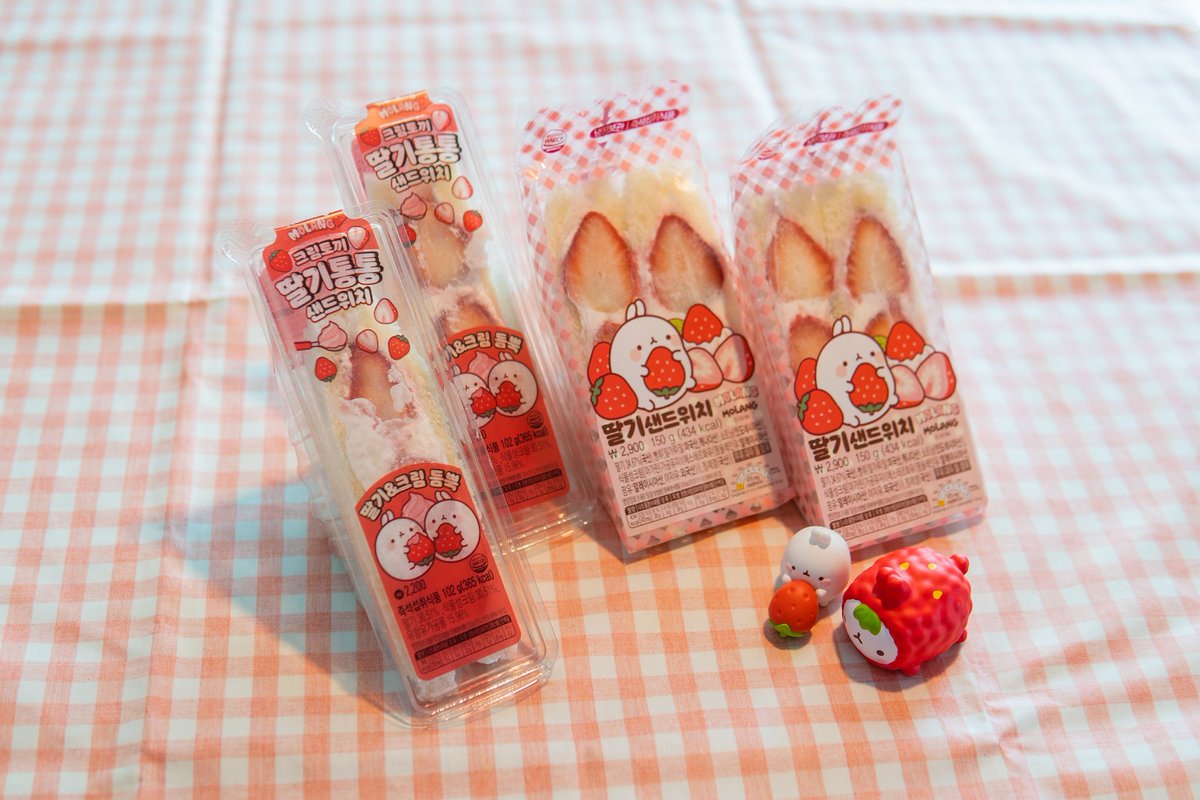 몰랑이작가 On Twitter 딸기생크림케이크 대신 간편하게 딸기통통샌드위치로 기분내기🍓 몰랑이 딸기 샌드위치는 Gs편의점에서 만나요🍓 Molang 몰랑이