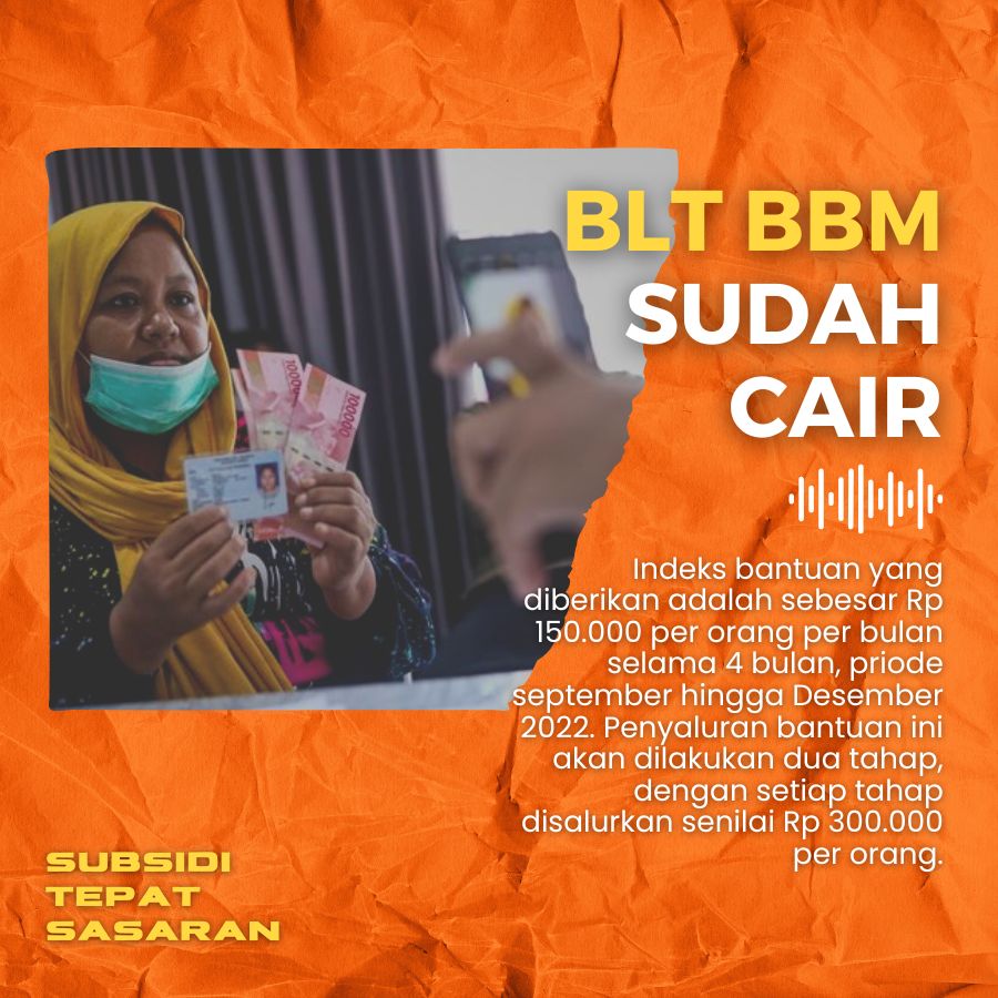 Desi Rahayu Putri on Twitter: "BLT BBM sudah cair tepat sasaran, mantap! #BLTBBMBantuMasyarakat ...