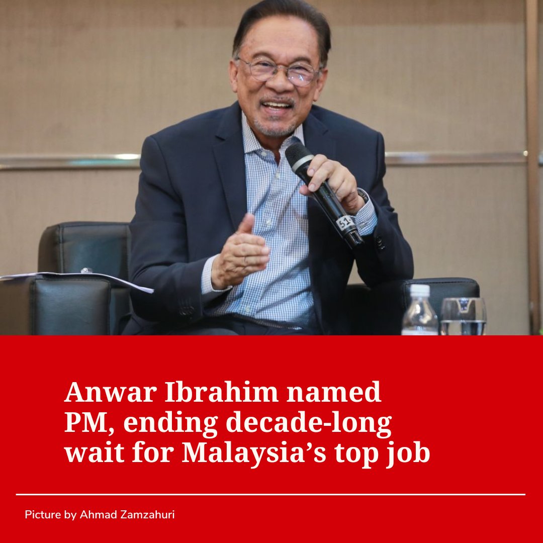 Malay Mail on Twitter: "Pakatan Harapan (PH) chairman Datuk Seri Anwar Ibrahim has been named ...