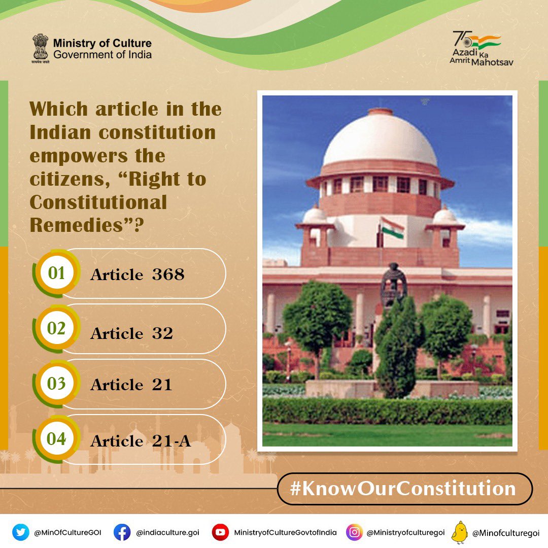 Right To Constitutional Remedies Poster