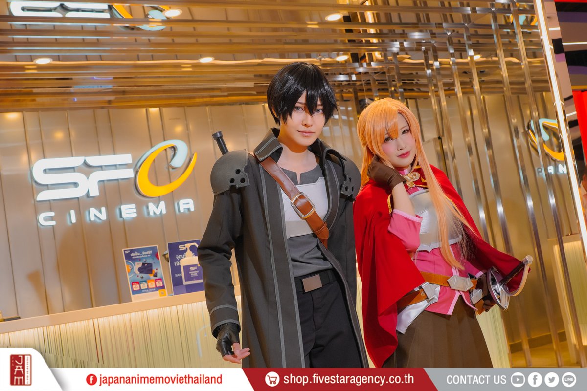 SF Cinema on Twitter: "“นักดาบดำ” กับ “ประกายแสง” บุกโรงภาพยนตร์!!! 💥เตรียมมันส์และ LINK START ...
