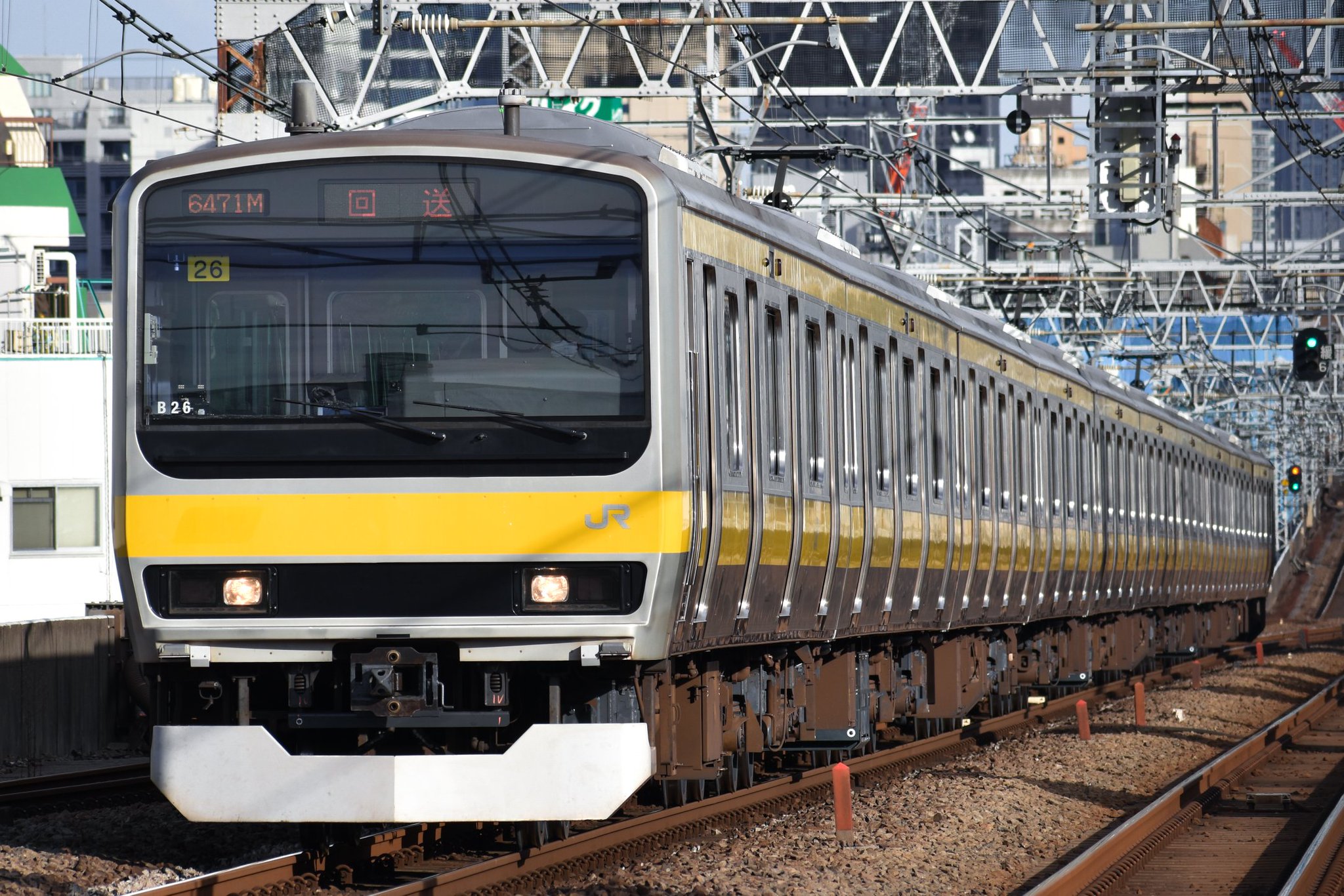 む さ し の on Twitter: "2022/11/24(木) 回6471M (TK出場) E231系0番台八ミツB26編成 #Musashino_photo https://t.co ...