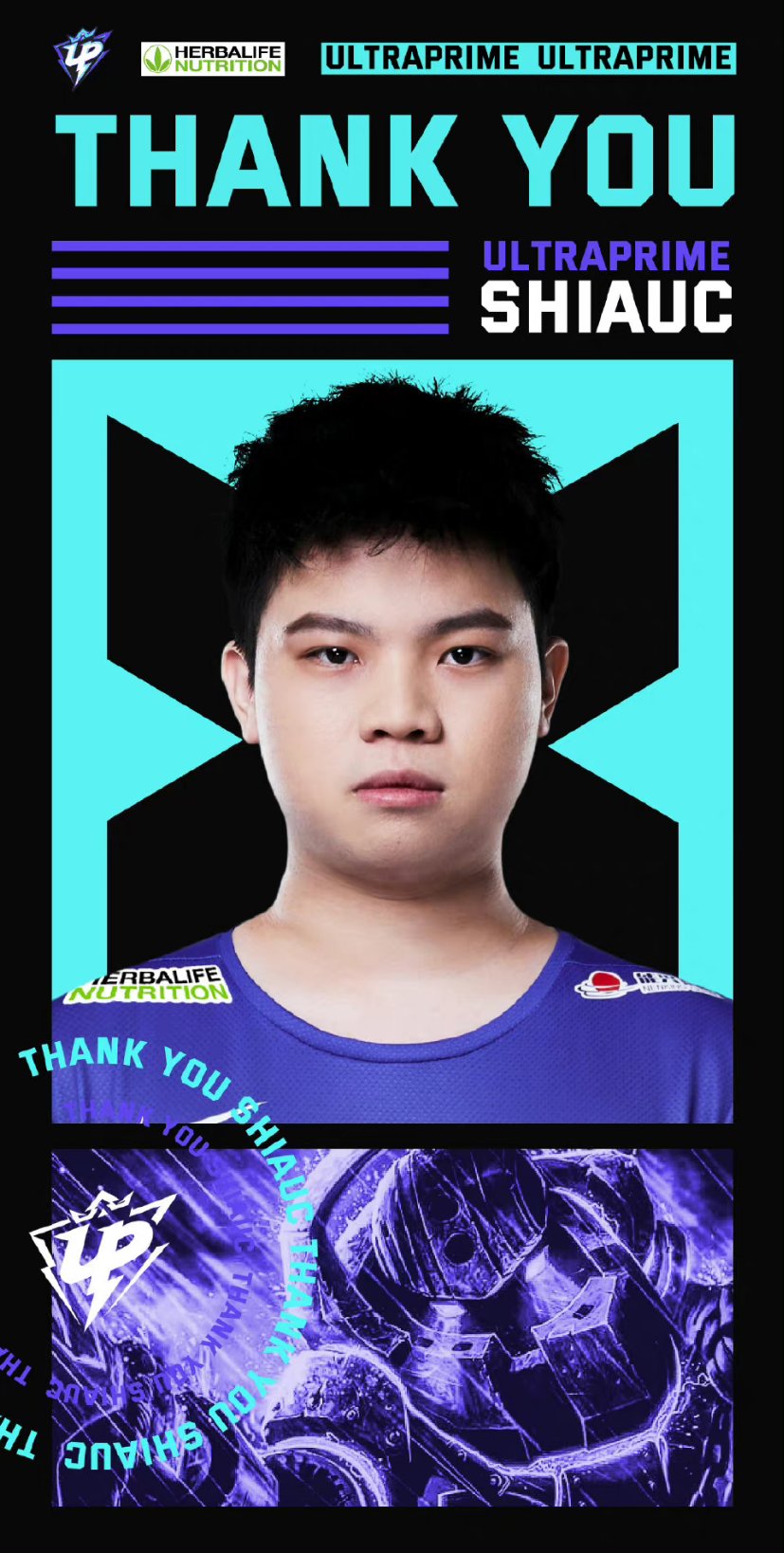 LPL Fanclub on Twitter: "UP announce the departure of their support ShiauC. His Thresh is a ...